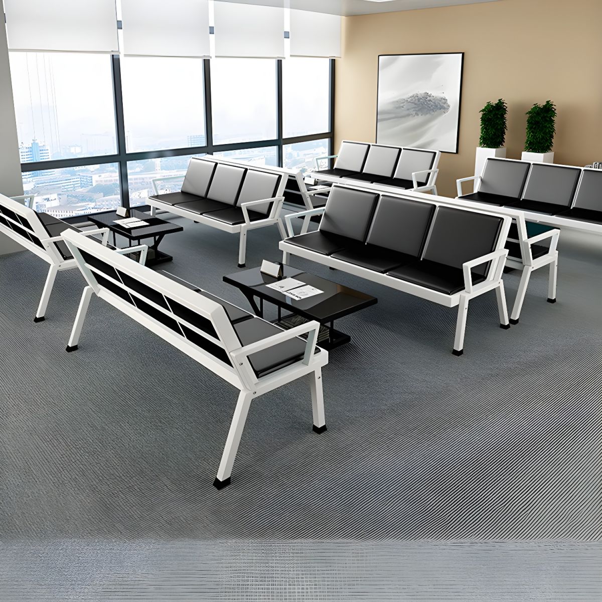 3-Seater Office Reception Bench - Gucca