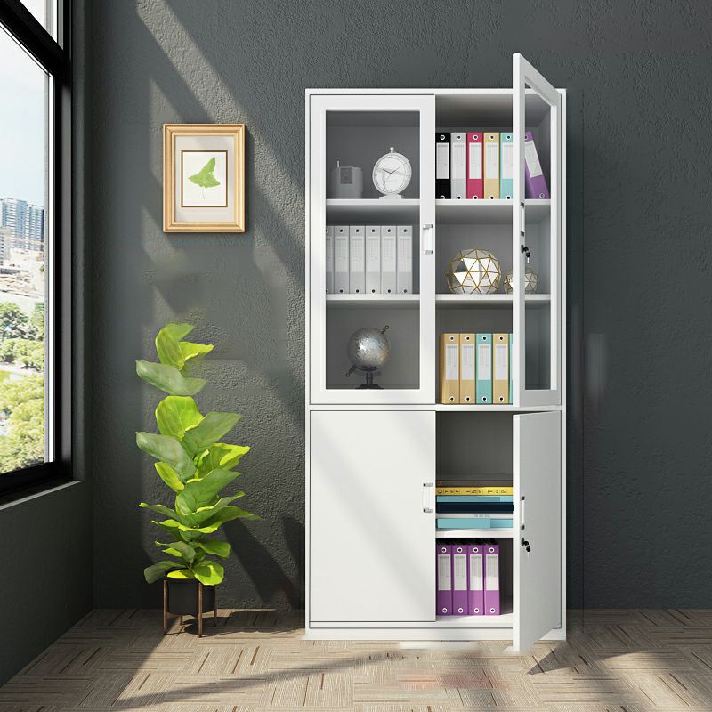 Half-glass metallic storage cabinet - Gucca
