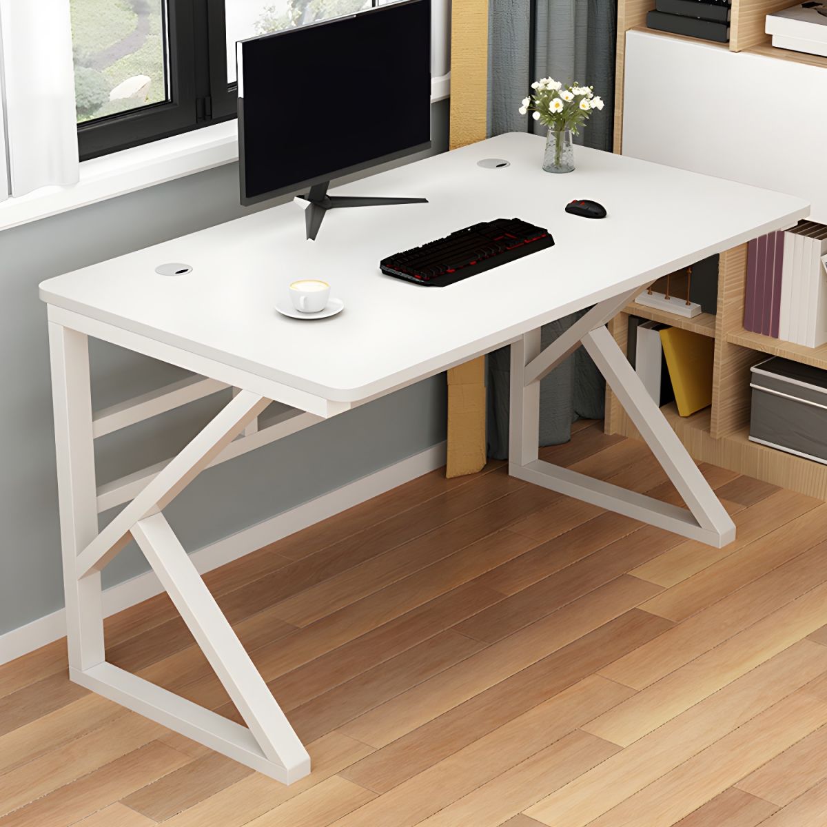 Industrial Writing Desk Manufactured Wood - Gucca